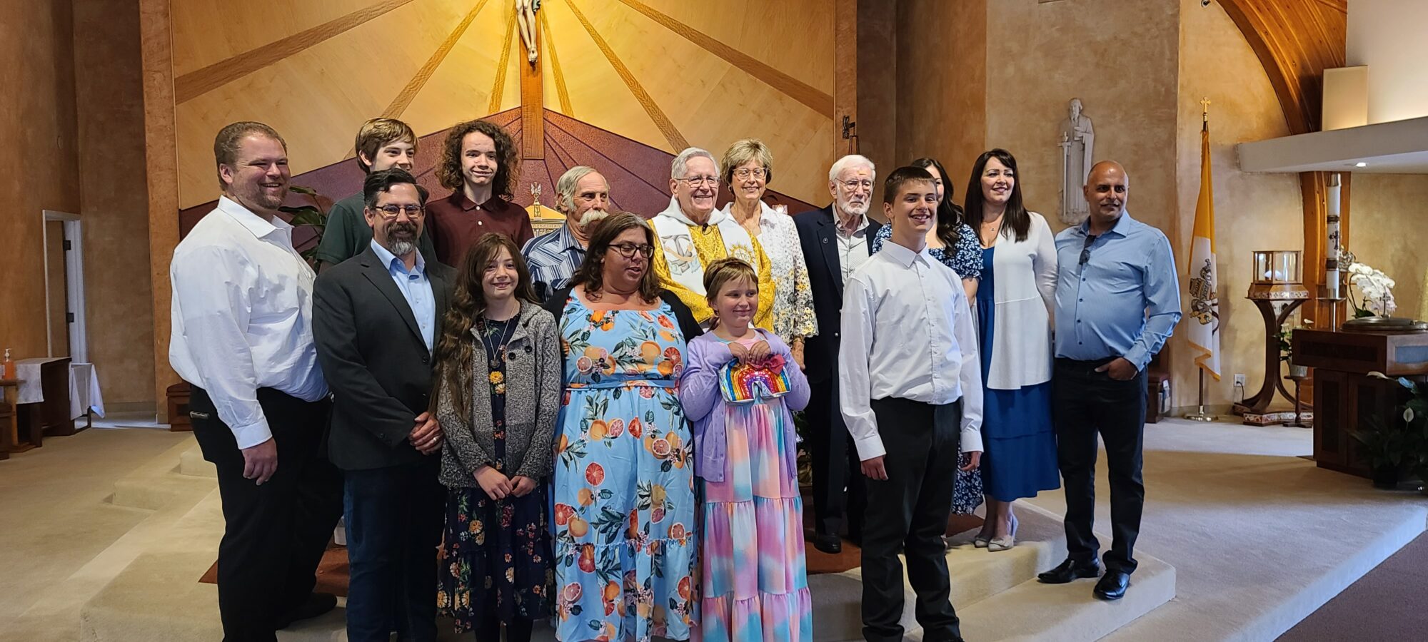 Father Victor with Family – Conventual Franciscans