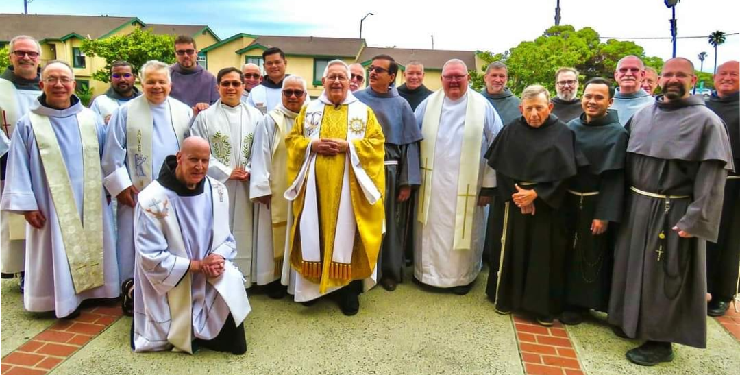 Friars with Father Victor – Conventual Franciscans